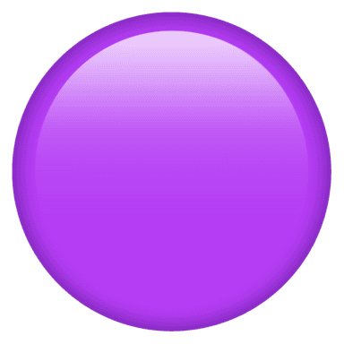 🟣 Purple Circle Emoji - Purple Circle